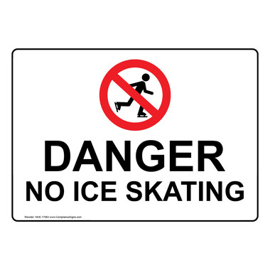 no skating