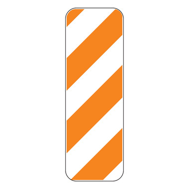 orange rectangle sign