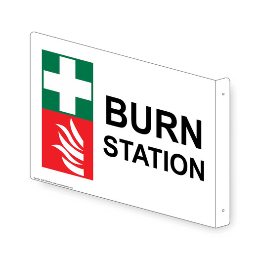 Burn Station Sign NHE-7625Proj Emergency Response