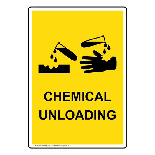 Vertical Sign - Chemical - Chemical Unloading