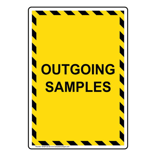 Vertical Sign - Information - Outgoing Samples