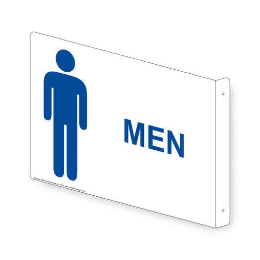 Men Blue on White Sign RRE-7010Proj-BLUonWHT Mens / Boys