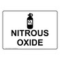 Hazmat Chemical Sign - Nitrous Oxide