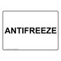 Hazmat Hazardous Material Sign - Antifreeze