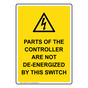 Vertical Sign - Shock Hazard - Parts Of The Controller