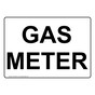 Hazmat Hazardous Gas / Gas Lines Sign - Gas Meter