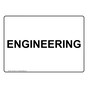 Industrial Notices Information Sign - Engineering