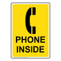 Vertical Sign - Phone Rules - Phone Inside