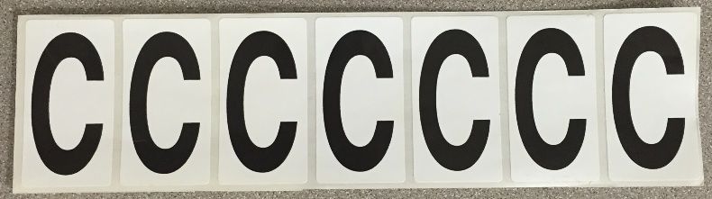 2 in. Adhesive Letters - 5S Product