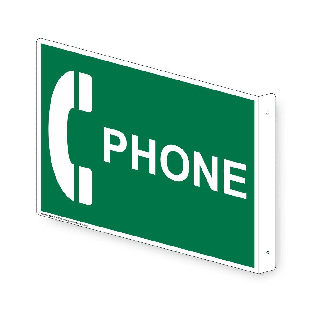 Phone Sign NHE-7260Proj Dining / Hospitality / Retail