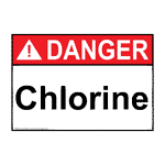 Chemical - Chlorine SDS Signs and Labels