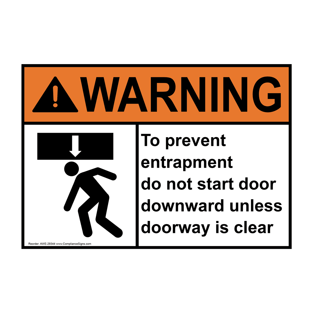 Entrapment Sign