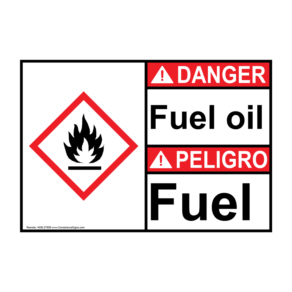 Fuel Oil - Fuel Sign ADB-27859 Fuel Fuel