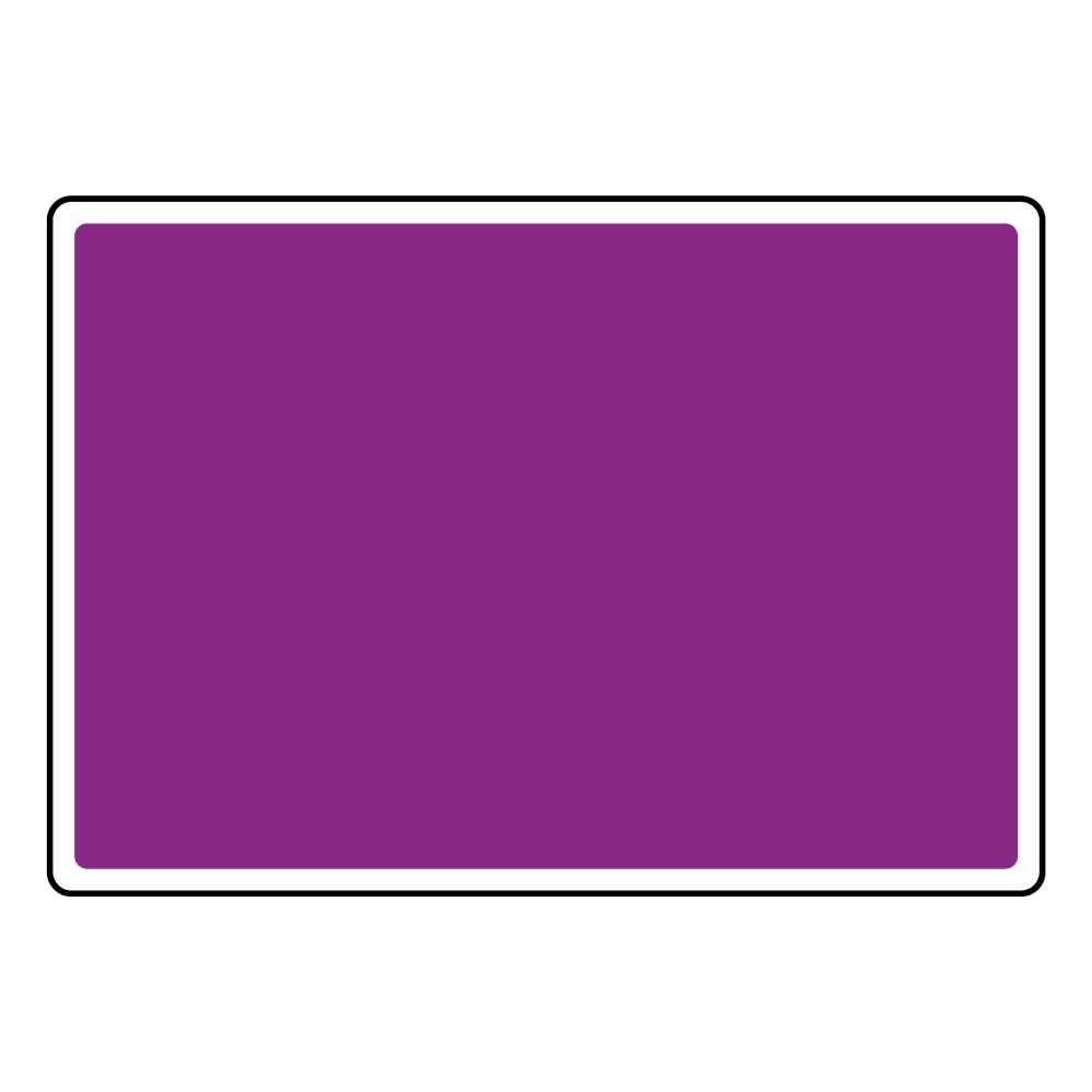 Purple Blank Write-On Sign or Label - Easy Ordering