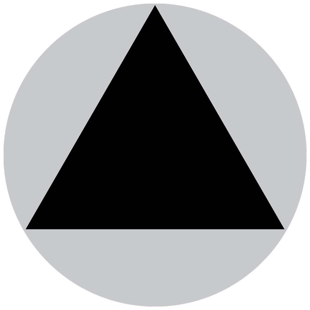 California Title 24 Geometric Symbol - Unisex Sign RR-DCT-BLKonSLVR