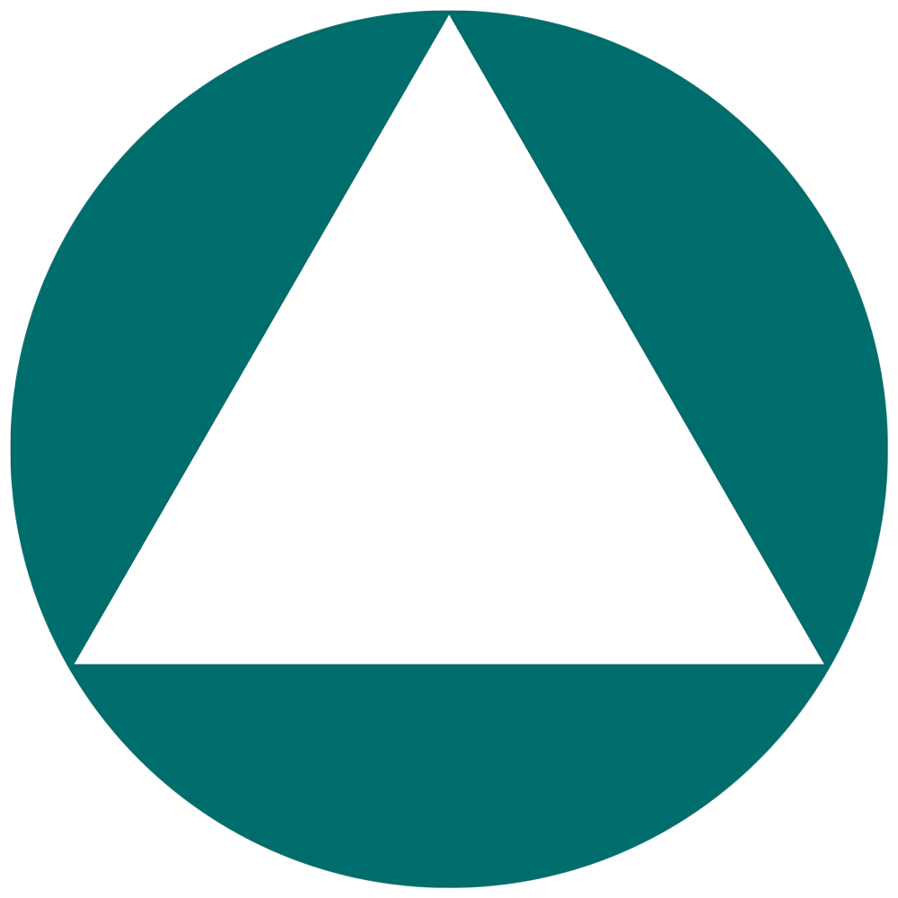 California Title 24 Geometric Symbol - Unisex Sign RR-DCT-WHTonBHMABLU