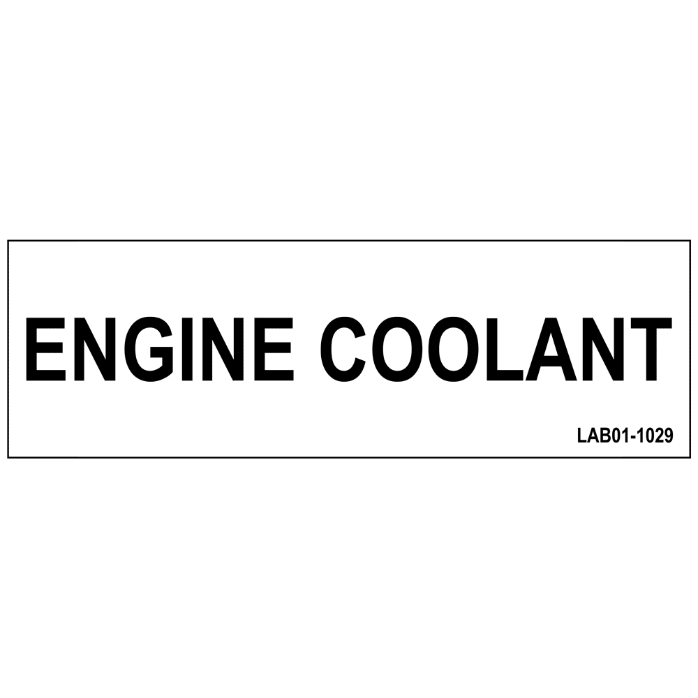 LS-LAB01-1029 Label / Sticker - White - US Made - Easy Ordering