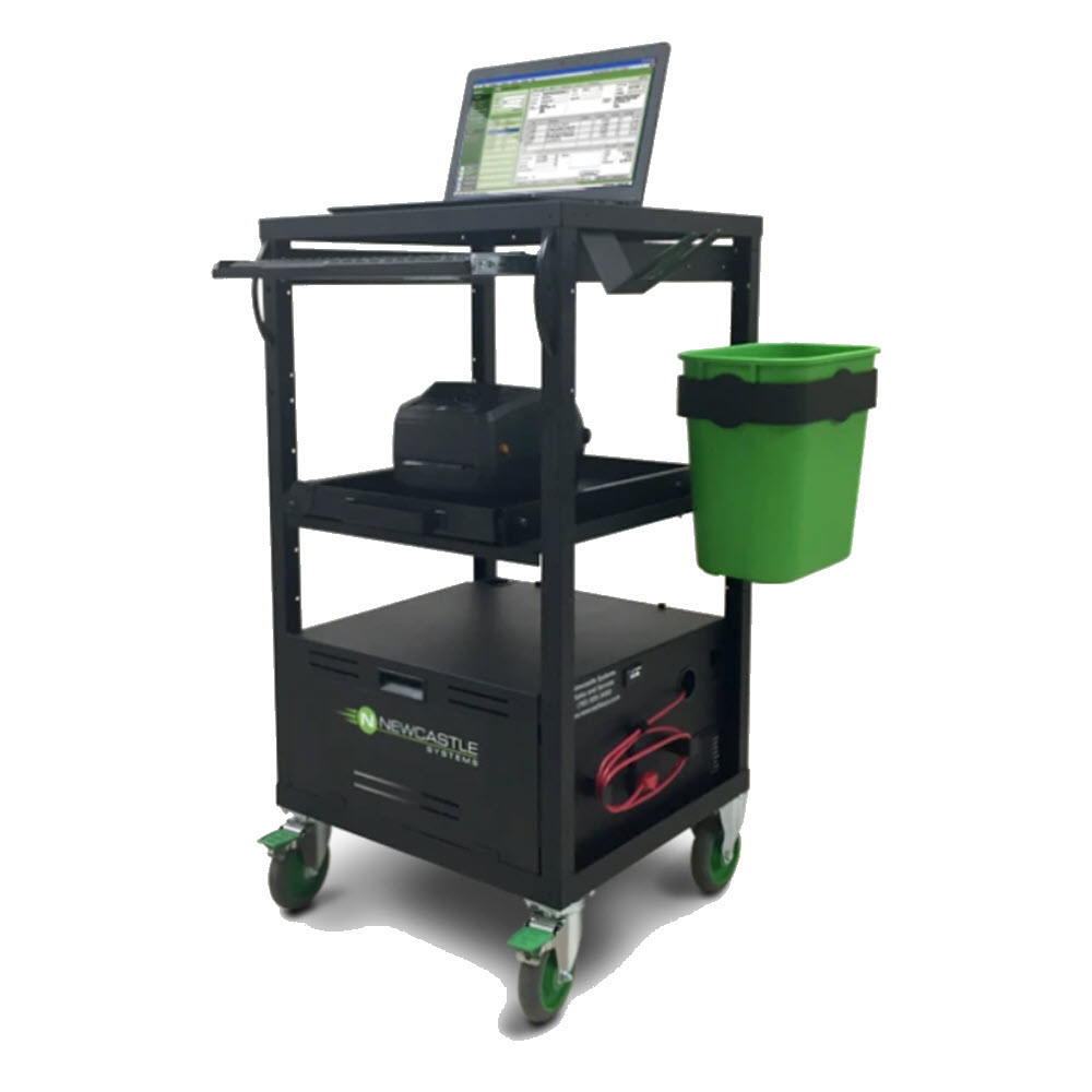 Mobile EcoCart Workstation with 40AH Battery - Lightweight