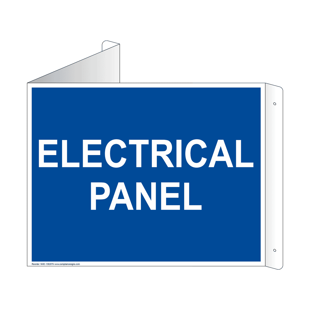 Electrical Panel Sign NHE-13820Tri Electrical Panel