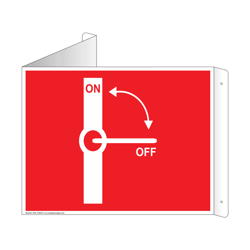 Gas Shutoff Valve Symbol Sign NHE-13842Tri Emergency Response