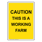 Agricultural - Farm Safety Signs and Labels
