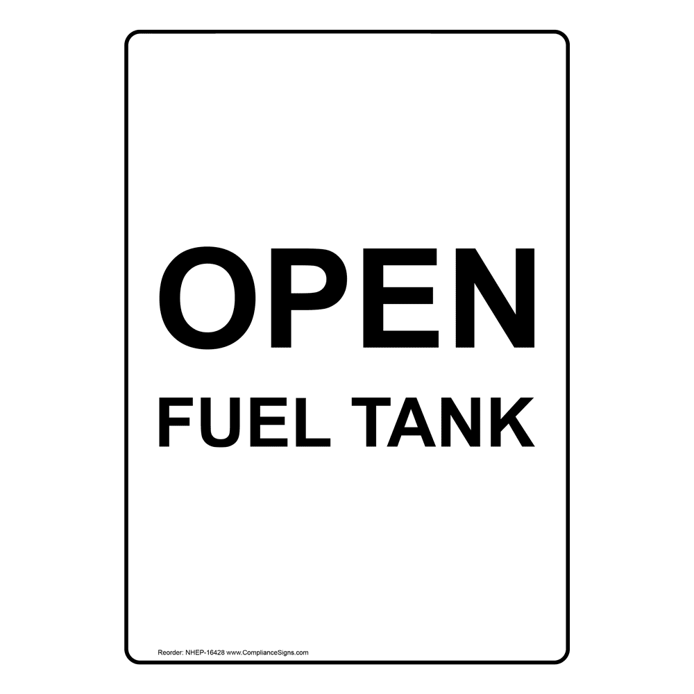 Fuel Tank Signage Requirements at Ralph Halladay blog