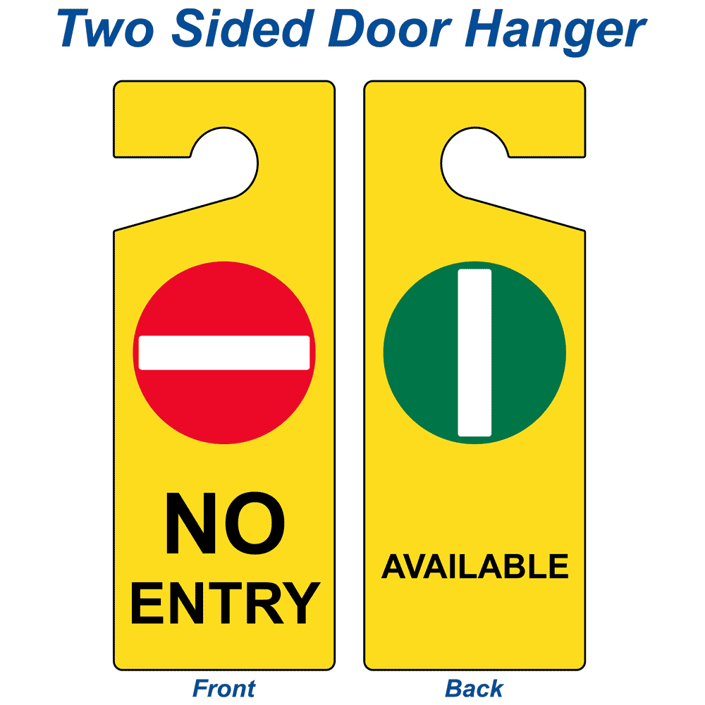 Vertical Sign - Information - No Entry - Available Sign