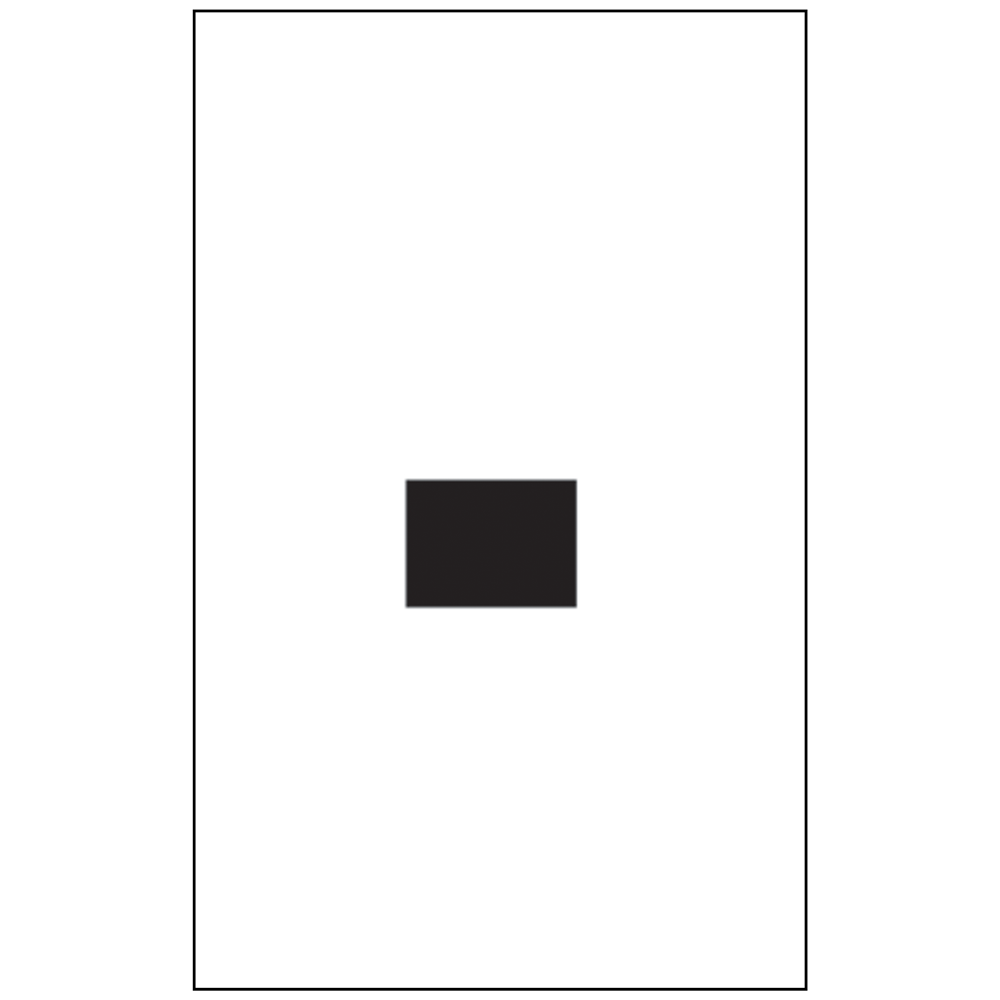 Dash Symbol Reflective Aluminum Plate Black on Silver 2 Sizes CS183064
