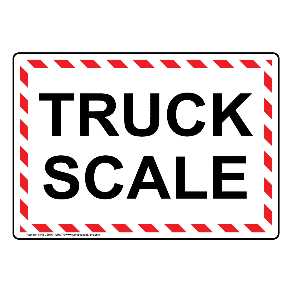 Transportation Information Sign - Truck Scale