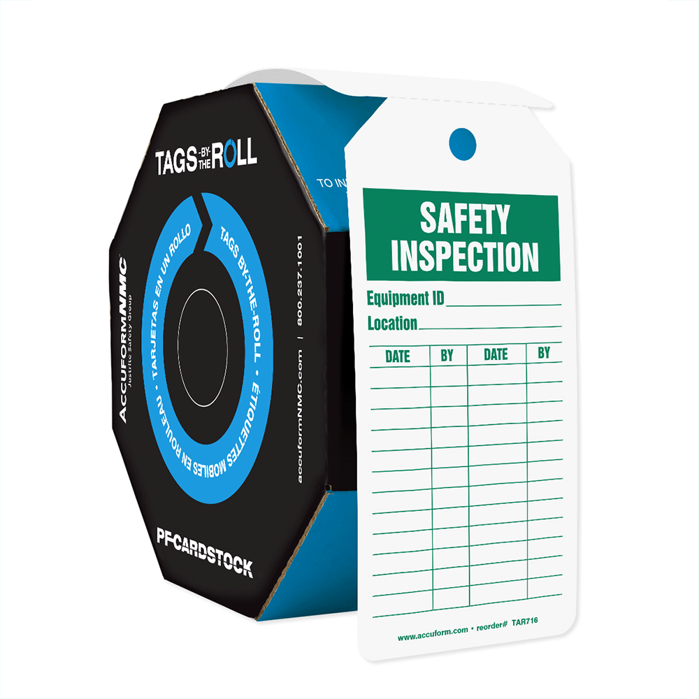 Safety Inspection Equipment ID Safety Tags - Tag Dispenser