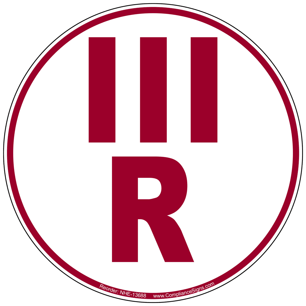 Truss Construction Sign - Iii-R Roof Truss Identification