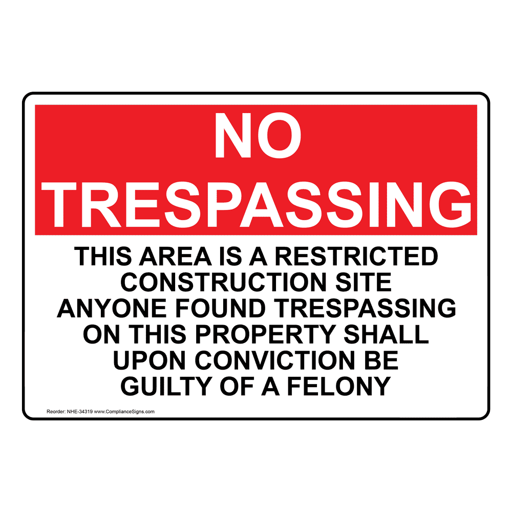 Worksite Sign - This Area Is A Restricted Construction Site Anyone