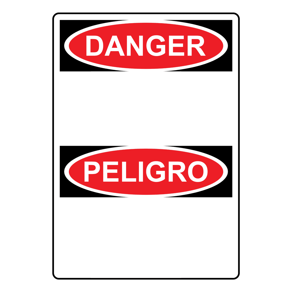 Blank Danger Sign