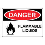 Chemical - Flammable/Combustible Signs and Labels