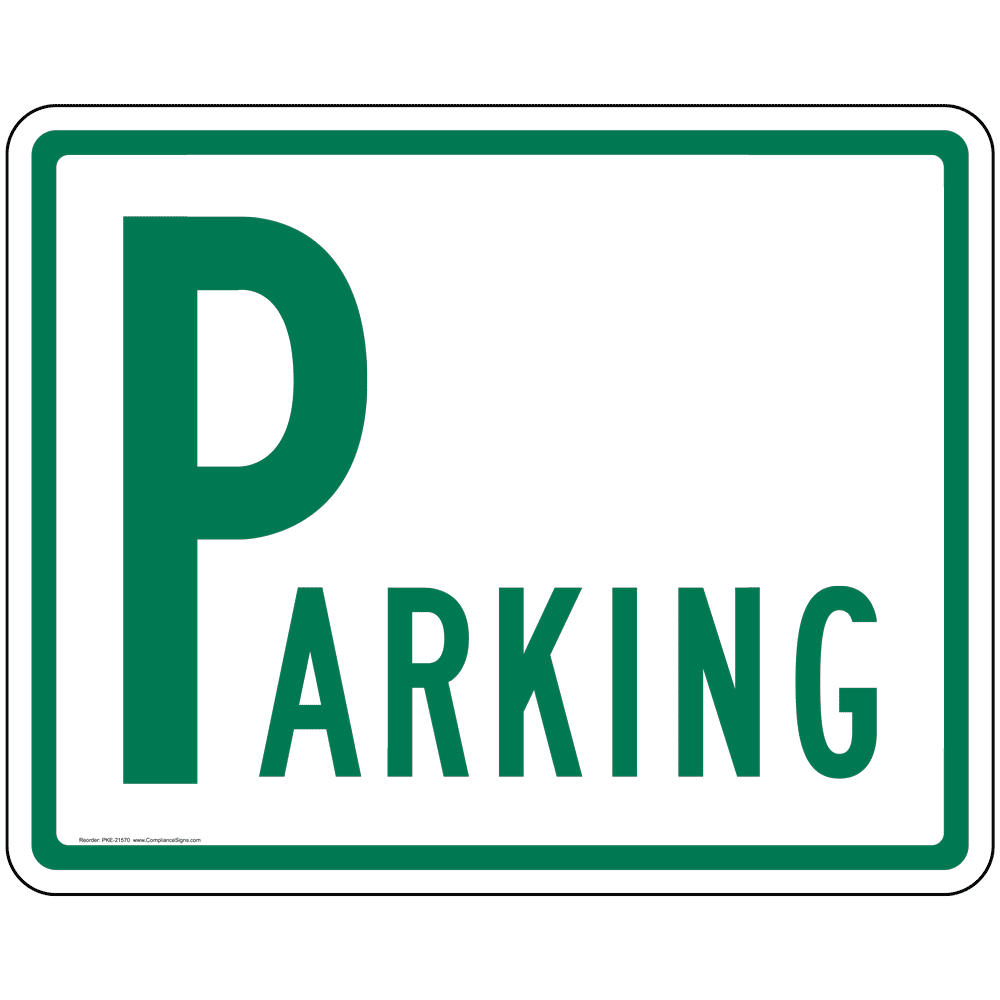 Parking Control Parking Lot / Garage Sign - Parking