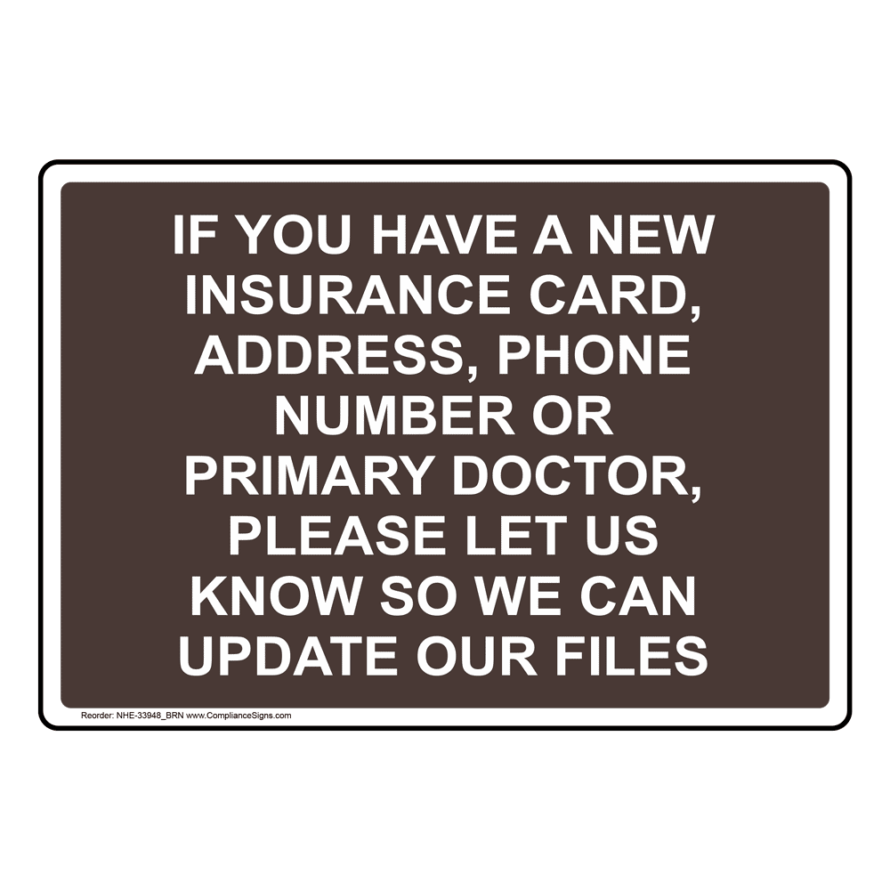 Insurance Card Front And Back