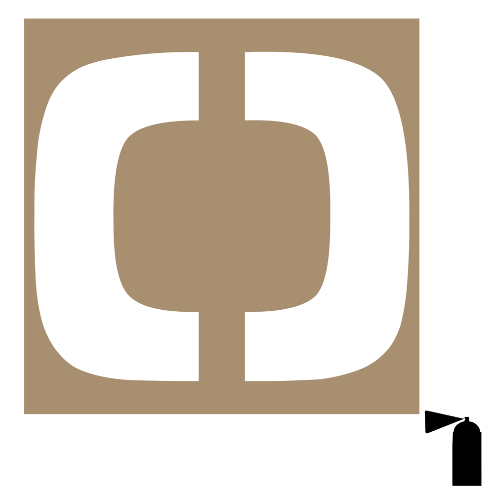 Number 0 Stencil NHE-15406 Pool Depth Stencils