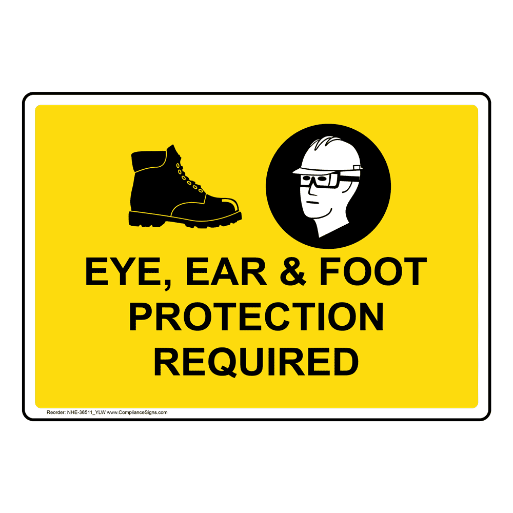 Eye Protection Ppe Sign at Amparo Pacheco blog