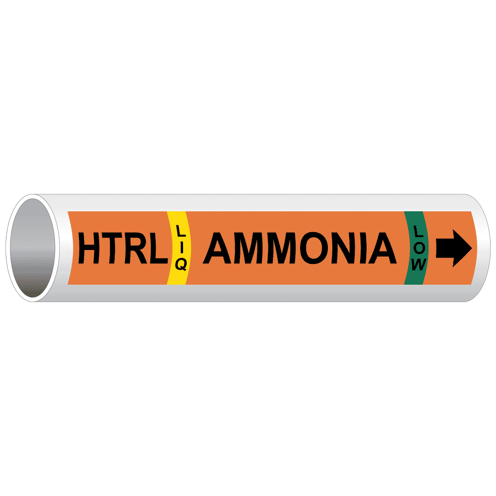 HTRL LIQ Ammonia Low [High Temperature Recirculated Liquid] Label PIPE ...