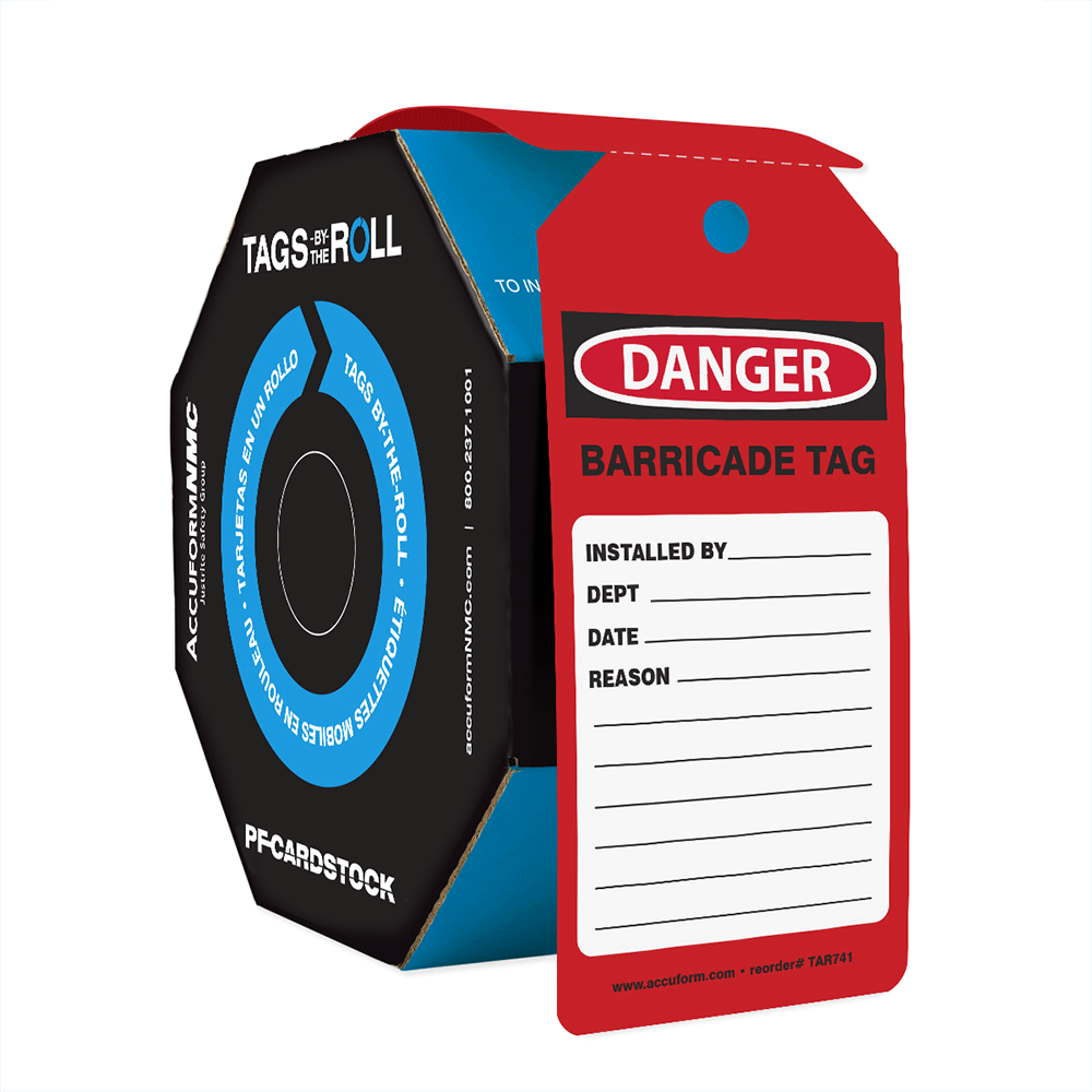Barricade Tag-Do Not Remove - Roll of Safety Tags