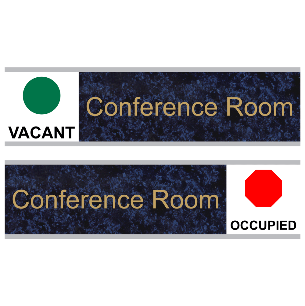 Conference Room (Vacant/Occupied) Sliding Engraved Sign EGRE-285-SLIDE ...