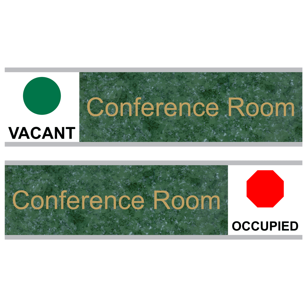 Conference Room (Vacant/Occupied) Sliding Engraved Sign EGRE-285-SLIDE ...