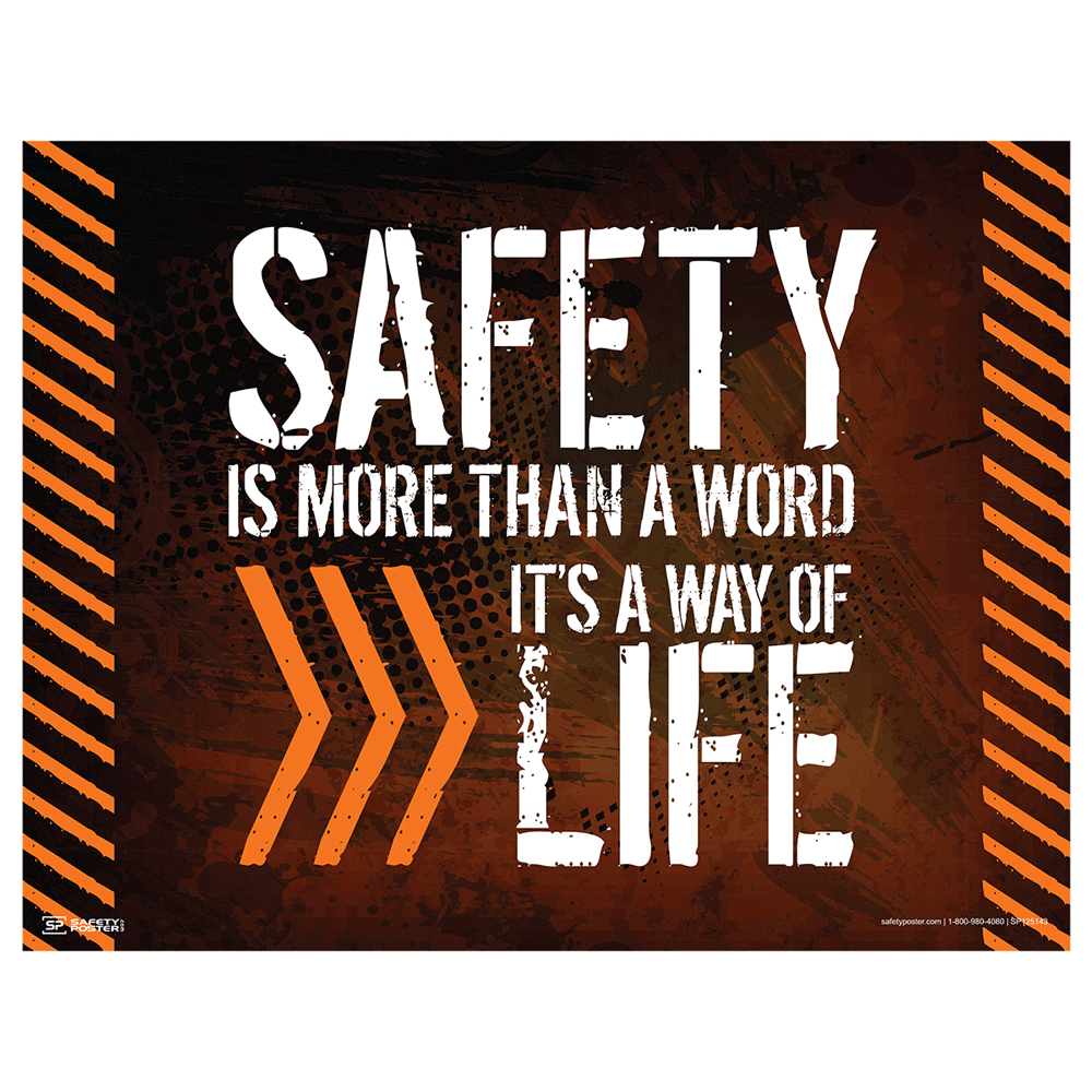Safety Poster - Safety Is More Than A Word - CS528442