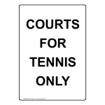 Parks/Recreation - Sports Signs and Labels