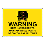 Transportation - Three Point Contact Signs and Labels