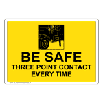 Transportation - Three Point Contact Signs and Labels