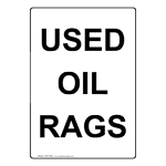 Chemical - Used / Waste Oil Signs and Labels