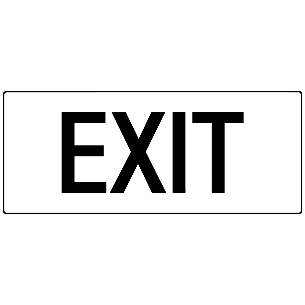 VA Code Sign or Label - Exit - Made in USA - Easy Ordering