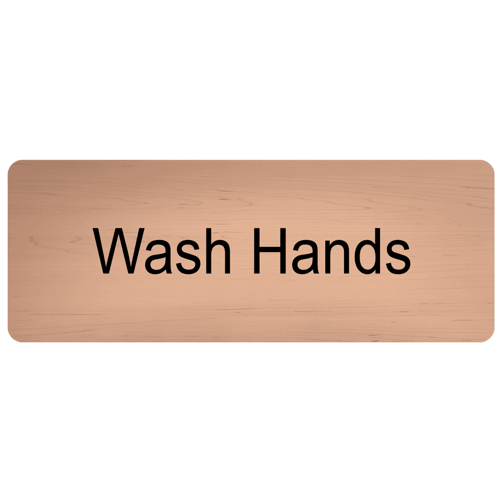 Wash Hands Engraved Sign EGRE-366-BLKonCSHW Hand Washing Wash Hands
