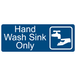 Handwashing - Handwashing Only Sink Signs and Labels